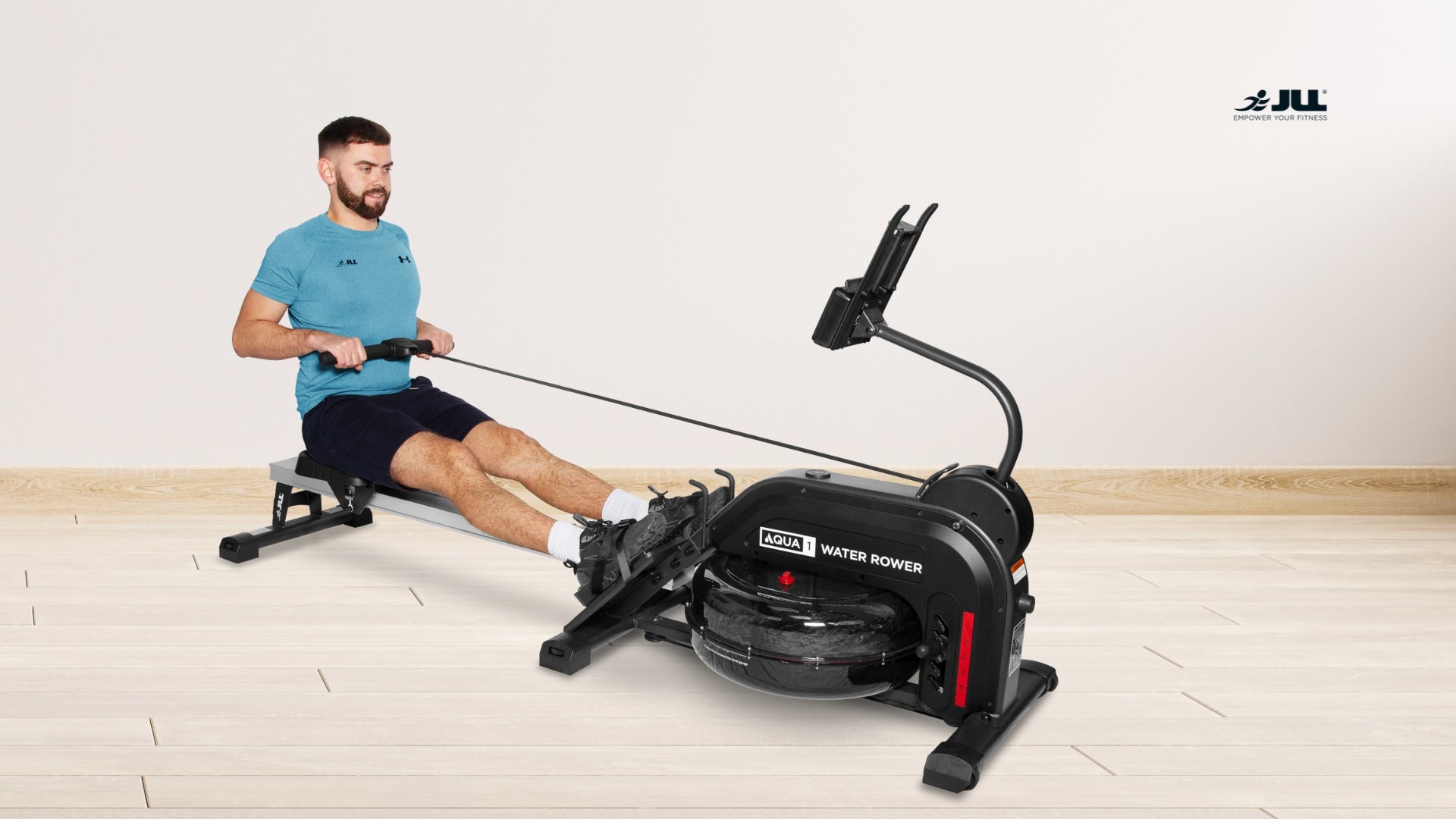 JLL® Aqua 1 Hydro Resistance Home Rowing Machine: Enjoy the Fitness Fu