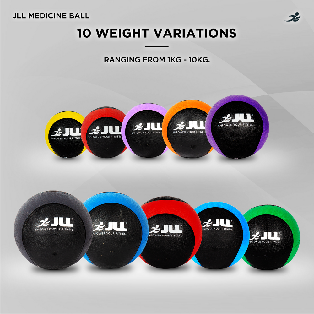 JLL Fitness Medicine Balls 1kg to 10kg